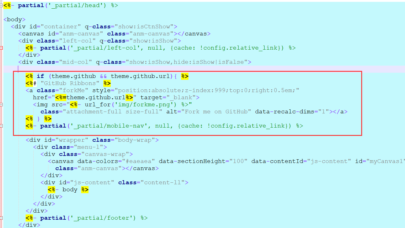 去掉fork me on github 标签 | LGodv